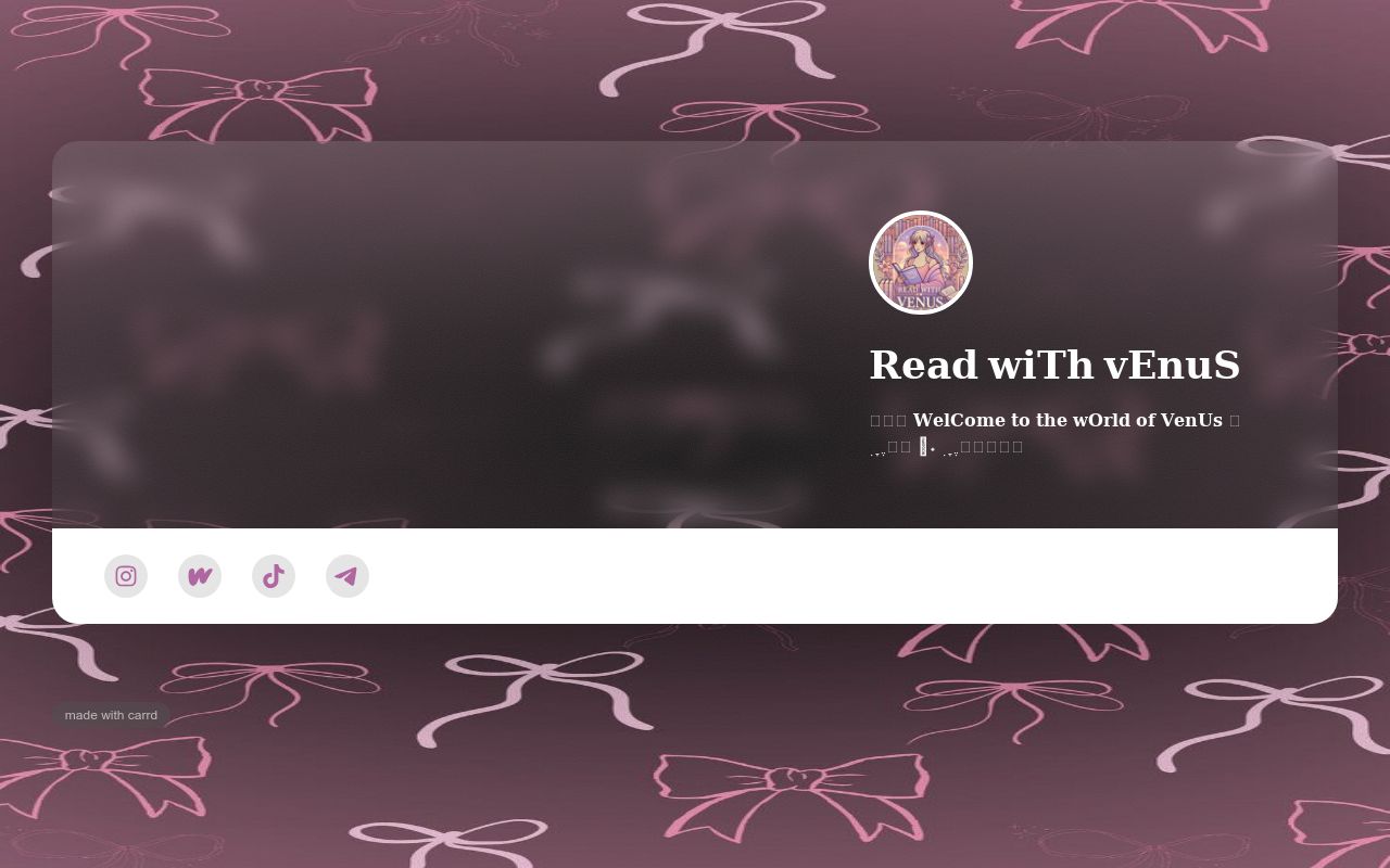 𝐑𝐞𝐚𝐝 𝐰𝐢𝐓𝐡 𝐯𝐄𝐧𝐮𝐒